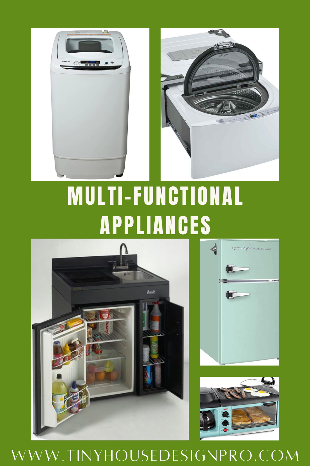 Multi-Functional, Compact Appliances Revolutionize Tiny House Design